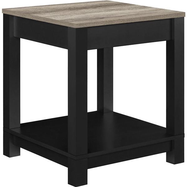 Ameriwood Home Carver Black End Table 5046196PCOM | RONA