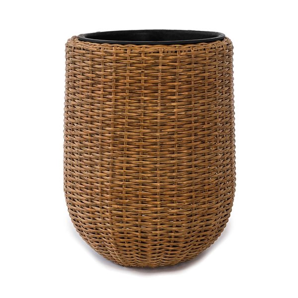 Hudson Home Botaneeka 16.54 W x 20.5-in H Rolland Large Light Brown ...