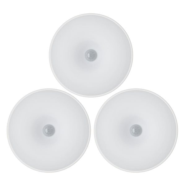 BAZZ 3-Pack Rechargeable LED Pucks U22CHG3PK | RONA