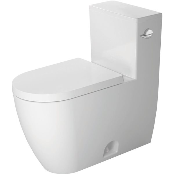 Duravit ME by Starck 1.28 GPF 1-Piece Elongated Chair Height Toilet w ...