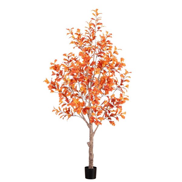 Nearly Natural 9-ft Autumn Oak Artificial Tree T4810 | RONA