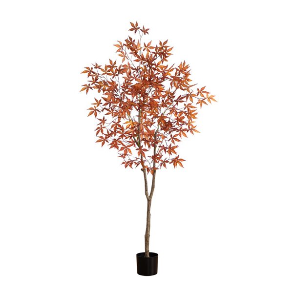 Nearly Natural 6-ft Autumn Japanese Maple Artificial Tree T4734 | RONA