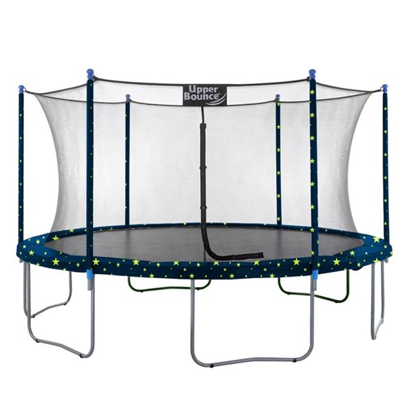Upper Bounce Machrus 14 FT Round Trampoline Set with Safety Enclosure ...