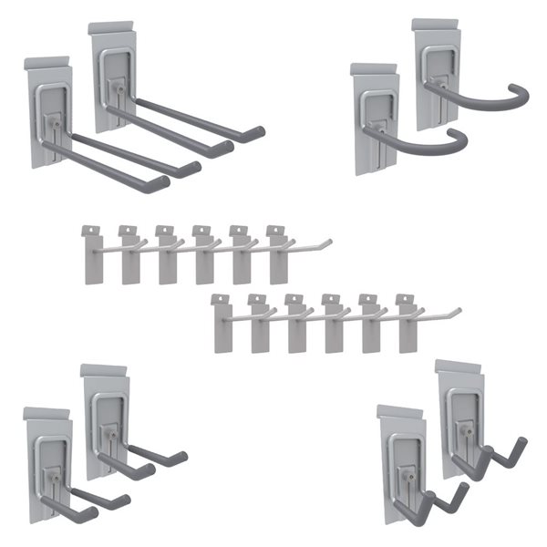 CrownWall 20 Piece Locking Hook Kit CW20-K | RONA