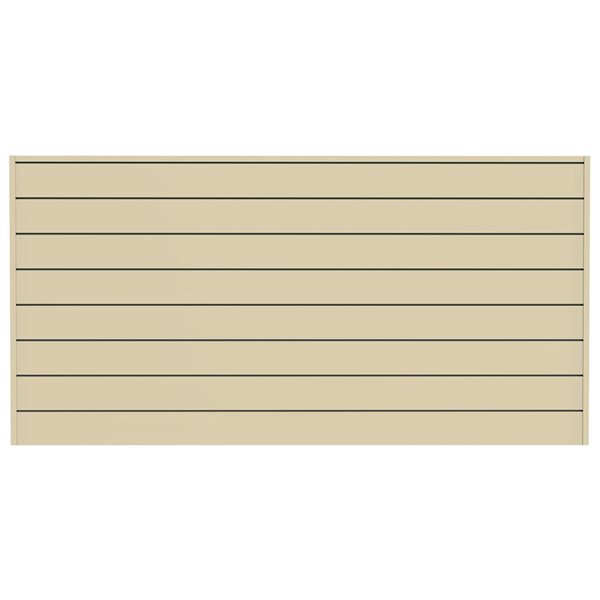 CrownWall 6-Inch - 8 ft. x 4 ft. Sandstone Heavy Duty PVC Slatwall ...