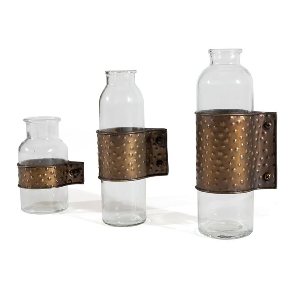 Gild Design House Garrett Table Vases - Set of 3 0D-00HH0 | RONA