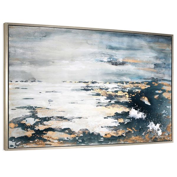 Gild Design House Deep Sea, Hand Painted Canvas 0A-00IIB | RONA