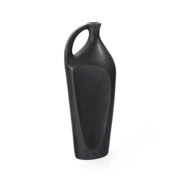 Gild Design House Kaius 14-in Decorative Metal Table Vase - Small Grey ...