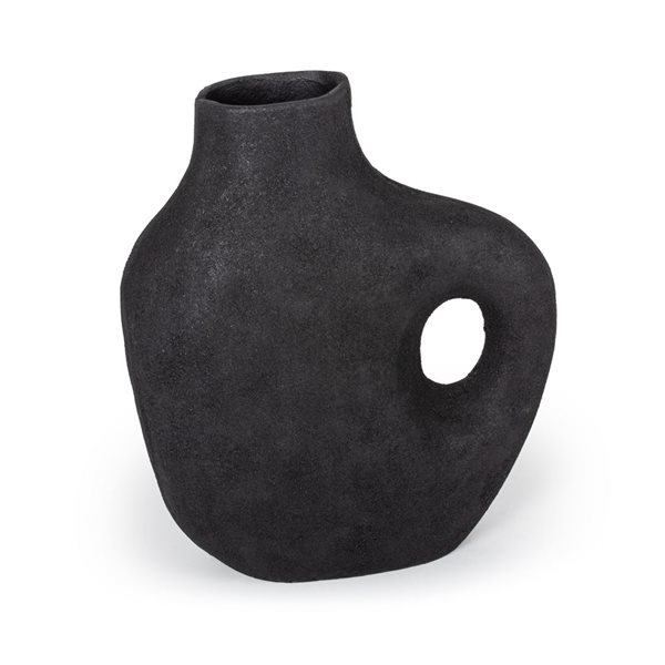 Gild Design House Fallon Black Decorative Metal Table Vase 0D-00AA0E | RONA