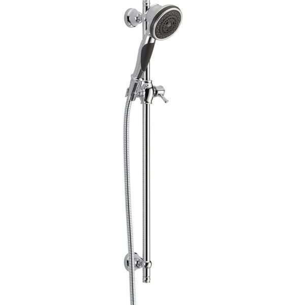 DELTA Premium Polished Chrome 3-Function Slide Bar Hand Shower 57021 | RONA