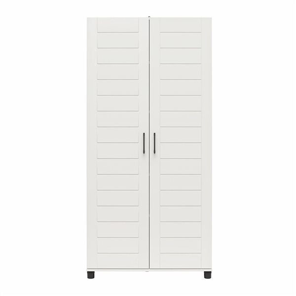 Systembuild Evolution Loxley 36 W x 35.6-in H White Shiplap ...