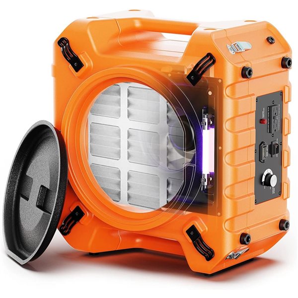 AlorAir PureAiro HEPA Pro 970 Industrial Air Scrubber 3-Stage ...