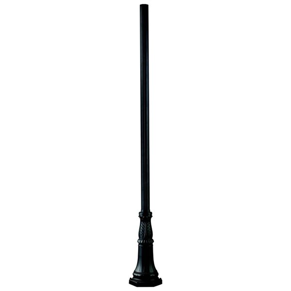 Z-Lite 96-in H Black Traditional Outdoor Light Post Pole 518P-BK | RONA
