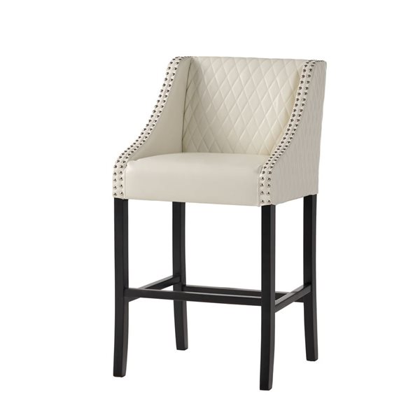 Flynama Eaton Beige Fabric Bar Stool BH201486 | RONA
