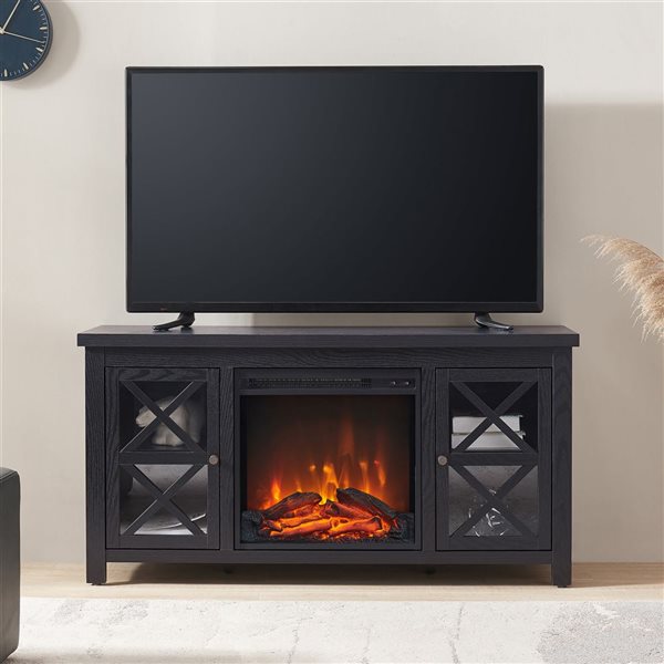 Log tv stand store