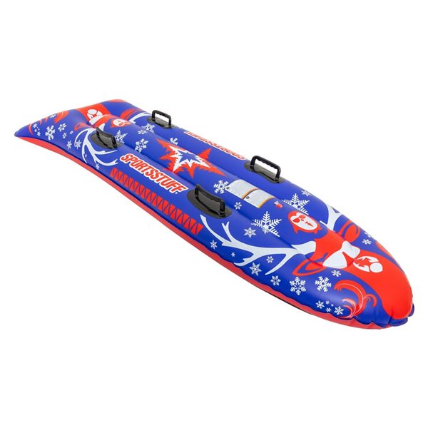 SportsStuff Deer 2-Person Inflatable Blue PVC Snow Tube Sled SSST-1102 ...