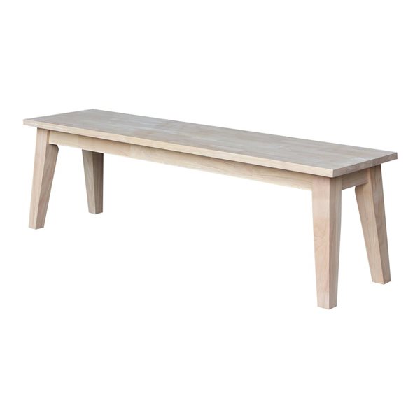 International Concepts Solid Wood Boulder Accent/Dining Bench ...