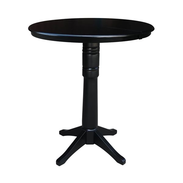 International Concepts 36 dia x 40.9-in H Wood Round Top Pedestal ...