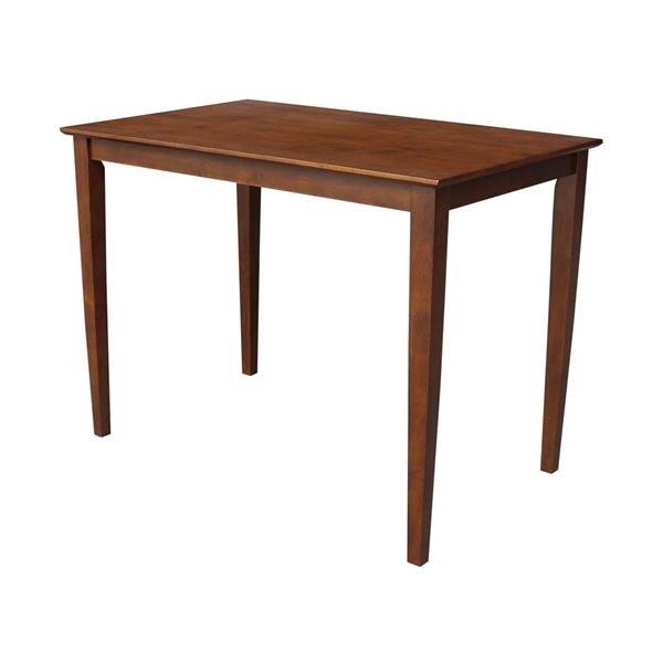 International Concepts 30 W x 48 L x 36-in H Solid Wood Top Dining ...