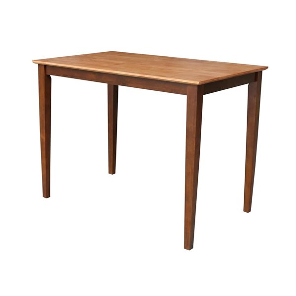 International Concepts 30 W x 48 L x 30-in H Solid Wood Top Dining ...