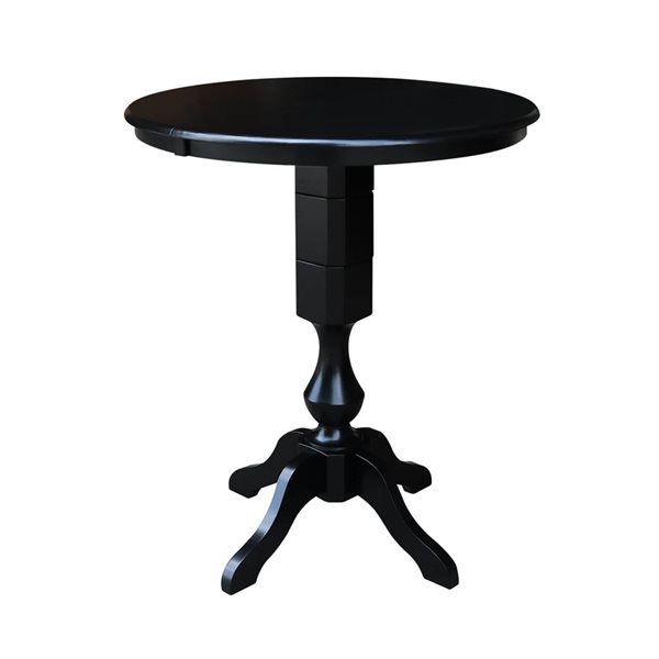 International Concepts 36 dia x 40.9-in H Wooden Round Top Pedestal ...