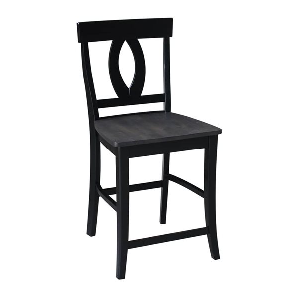 International Concepts Cosmo Wood Splat Back Counter Height Stool ...