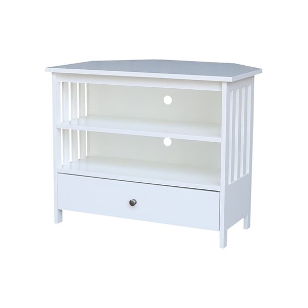 International Concepts Mission Corner TV Stand - White TV08-27 | RONA
