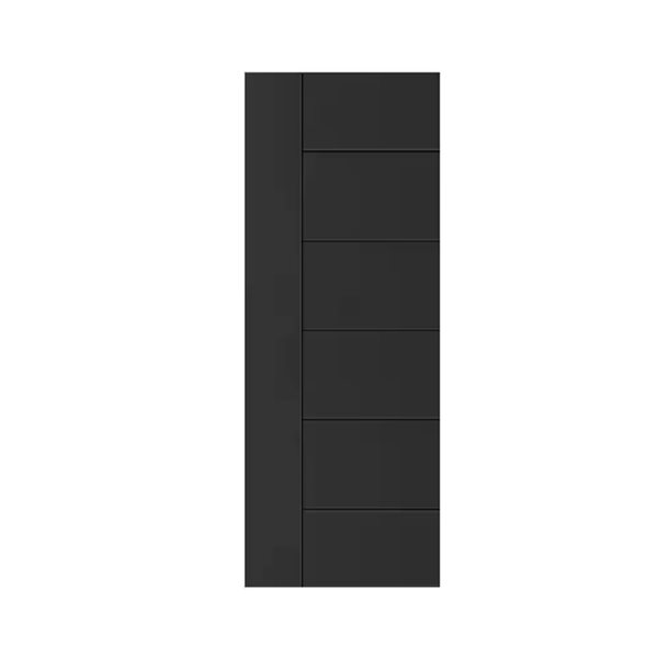 CALHOME Metropolitan Series 30 x 80-in Black Stained Composite MDF ...