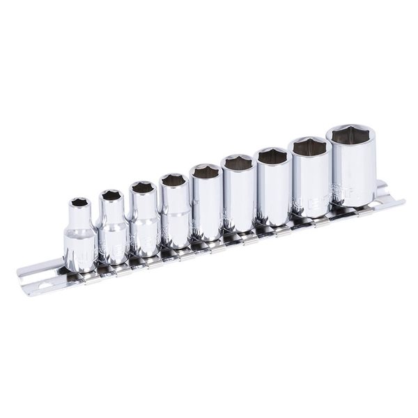 JET 9-Pc 1/4-in Drive Metric Socket Set - 12 pt. 601114 | RONA
