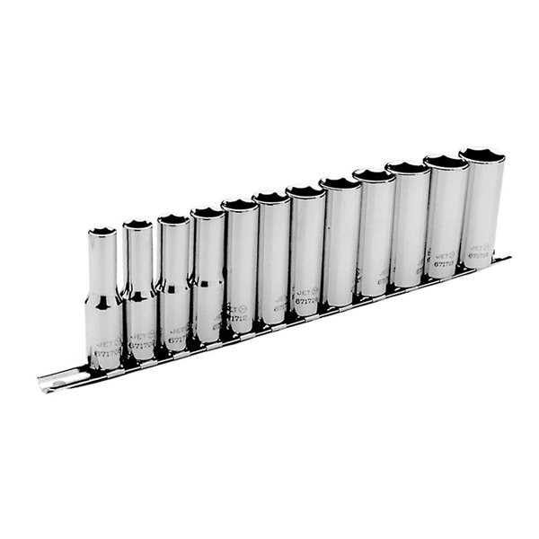 JET 12-Pc 3/8-in Drive Deep Metric Socket Set - 6 pt. 601226 | RONA