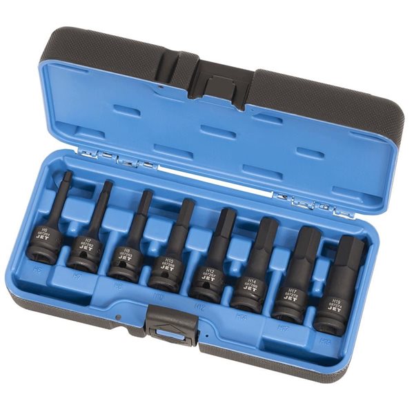 JET 8-Pc 1/2-in Drive Metric Hex Bit Impact Socket Set 610333 | RONA