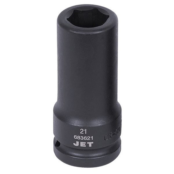 JET 3/4-in Drive x 21-mm 6-Point Deep Impact Socket 683621 | RONA