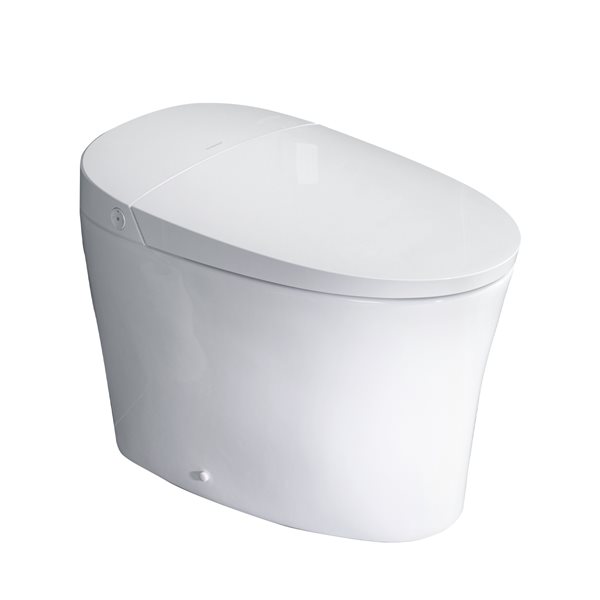 Woodbridge Smart Bidet Toilet with Auto Open/Close, Foot Sensor, Auto ...