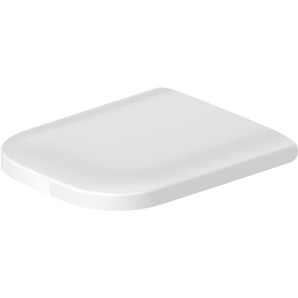 Duravit Happy D.2 White Plastic Round Slow Close Toilet Seat 0064590000 | RONA