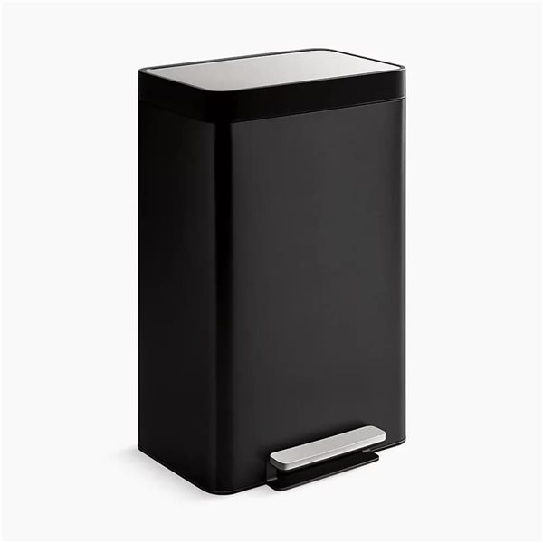KOHLER Universal 13-gal Rectangular Black Stainless Steel Pantry Step ...