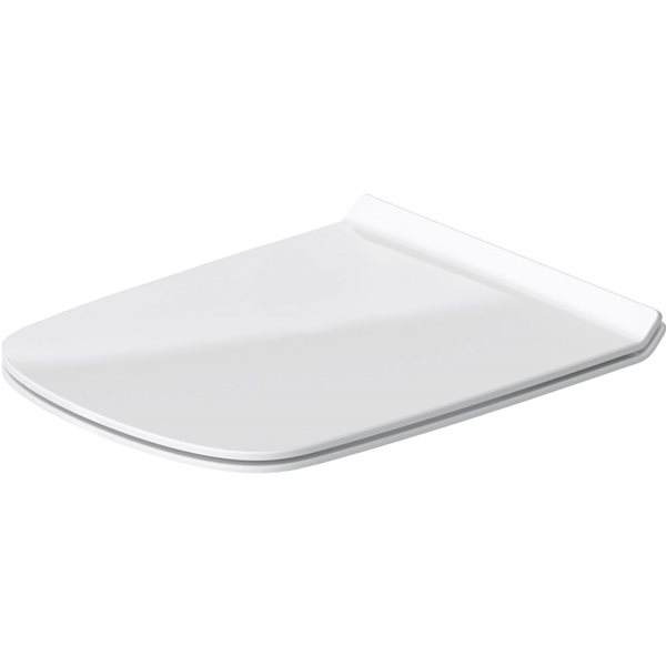 Duravit DuraStyle White Plastic Elongated Slow Close Toilet Seat ...