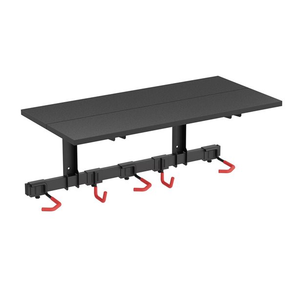 GoTyger 3 Bike Wall Mounted Rack with Storage Shelf RNGOTY910022R | RONA