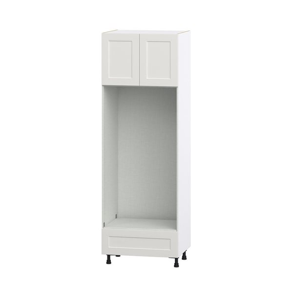 Hugo&Borg Belcourt Grey Pantry Microwave Cabinet with One 10-in Drawer ...