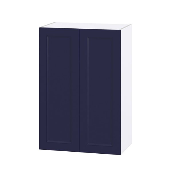 Hugo&Borg Lorette 2-Door Blue Wall Kitchen Cabinet - 24 x 35-in LCW2435 ...
