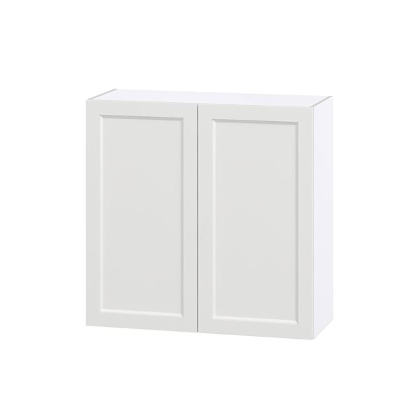 Hugo&Borg Riviera 36 W x 35-in H Bright White Wall Kitchen Cabinet w ...