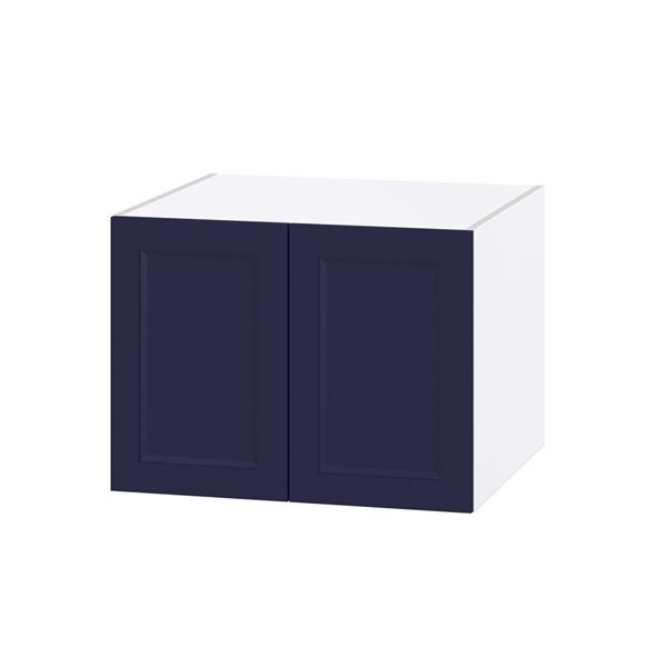 Hugo&Borg Lorette Blue Deep Wall Bridge Kitchen Cabinet - 27 x 20 x 24 ...