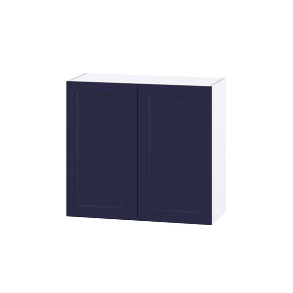 Hugo&Borg Lorette Blue Wall Kitchen Cabinet - 33 x 30-in LCW3330LO | RONA
