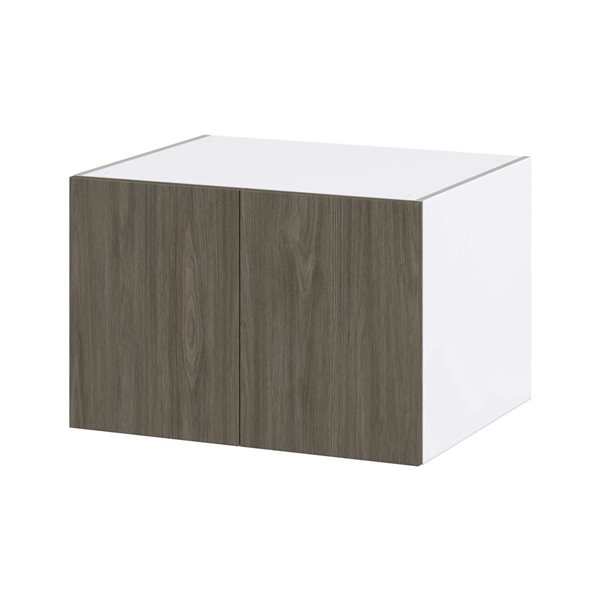 Hugo&Borg Savane 36 W x 15 H x 24-in H Brown Textured Melamine Wall ...