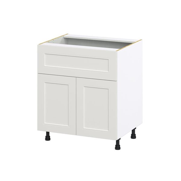 Hugo&Borg Belcourt Base 2-Door and One 10-in Drawer Grey Kitchen ...