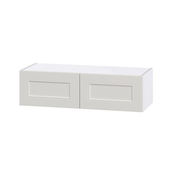 Hugo&Borg Belcourt 36 W x 10-in H Grey Wall Bridge Kitchen Cabinet w ...
