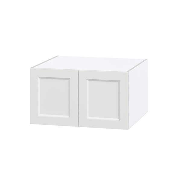 Hugo&Borg Riviera Bright White Deep Wall Bridge Kitchen Cabinet - 27 x ...