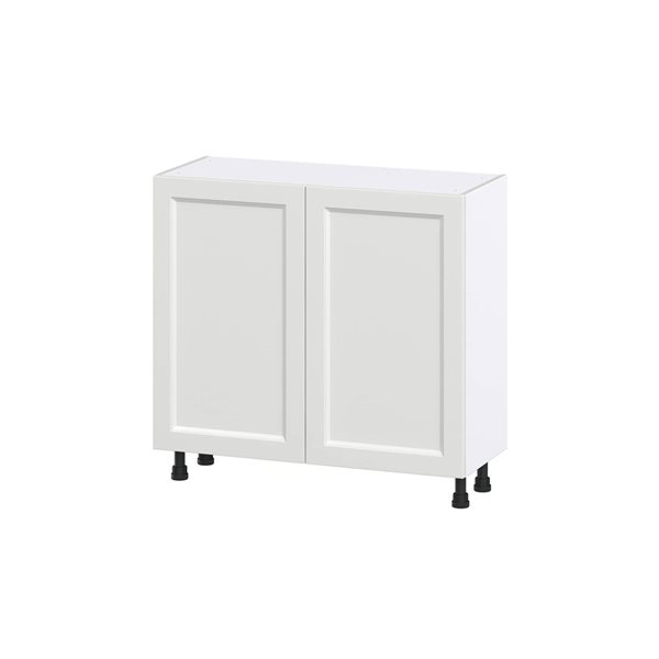 Hugo&Borg Riviera 36 W x 34.5 H x 14-in D 2-Door Bright White Base ...