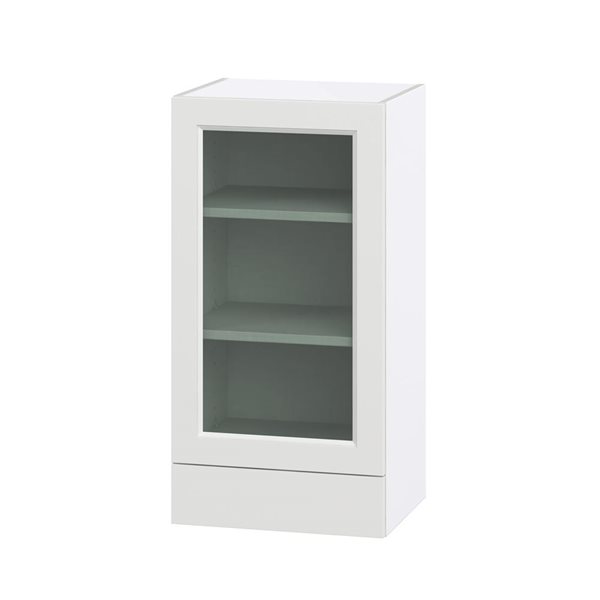 Hugo&Borg Riviera 18 W x 35-in H Bright White Wall Kitchen Cabinet w ...