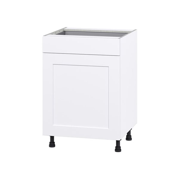 Hugo&Borg Jolie Base Door and Drawer Warm White Kitchen Cabinet - 24 x ...