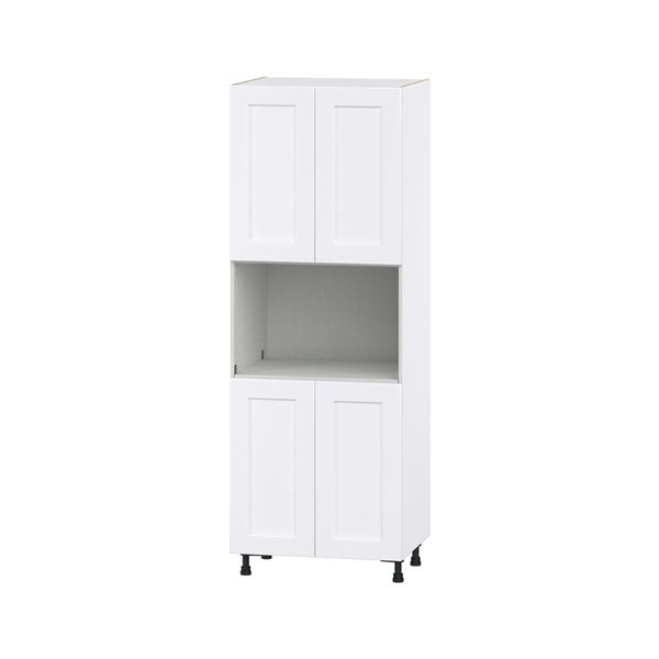 Hugo&Borg Jolie White Microwave Pantry Cabinet - 30 x 84.5-in LCTM3084 ...